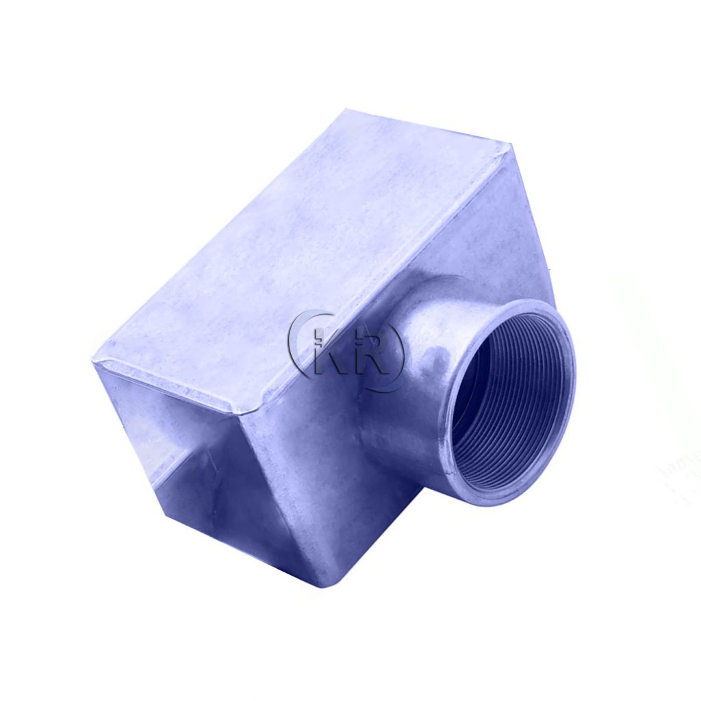 CONDULETE TIPO B - 3-4 POL. COM ROSCA E TAMPA - KR Soluções e Materiais ...