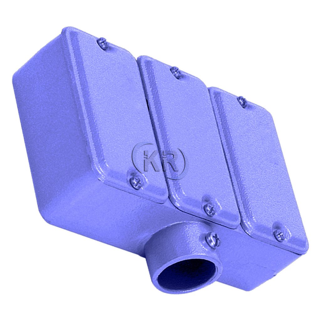 CONDULETE TRIPLO TIPO E - 3-4 POL. COM ROSCA E SEM TAMPA - KR Soluções ...