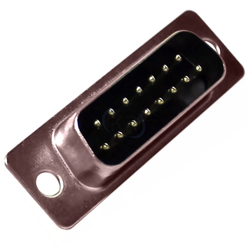 CONECTOR MACHO DB15 VIAS 2 LINHAS - KR Soluções e Materiais Elétricos