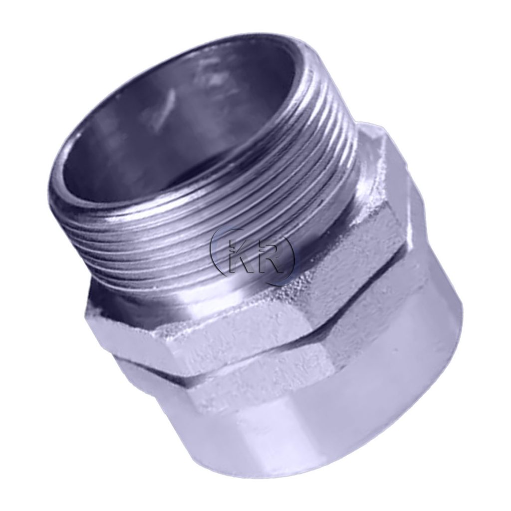 CONECTOR MACHO GIRATORIO - 1.1-2 POL. - KR Soluções e Materiais Elétricos