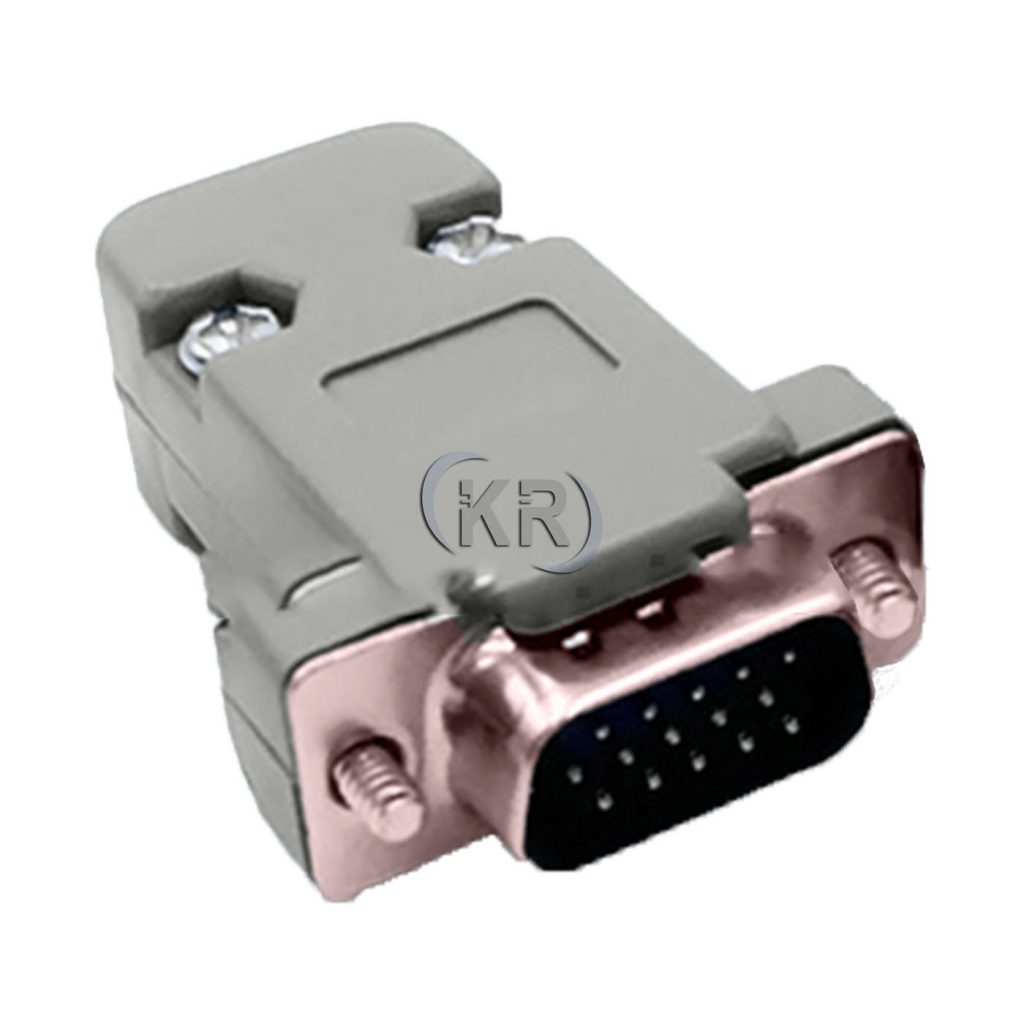 CONECTOR VGA-DB15 MACHO COM CAPA METALICA - KR Soluções e Materiais ...